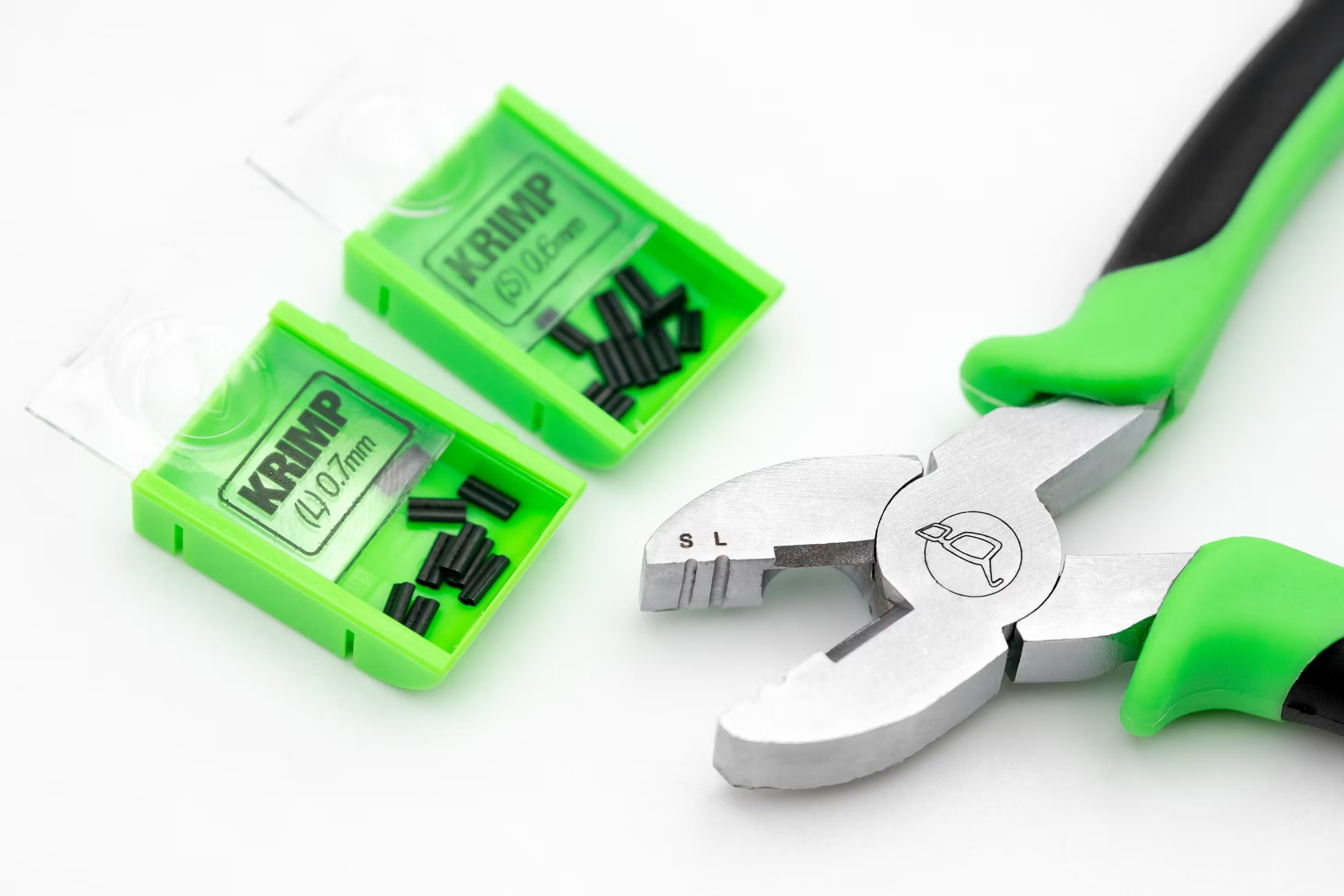 Cleste pentru Sertizat Korda Krimp Tool + 2 Cutii cu Bride Incluse, 14cm